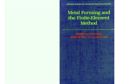 pdf metal forming and the finite element method dokumen tips