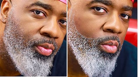 Black Man Face Beard