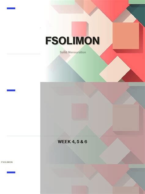 Module No 3 Solid Geometry Cube Parallelepiped Prism And Pyramid