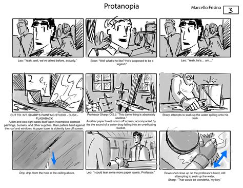 Marcello Frisina Protanopia Storyboards