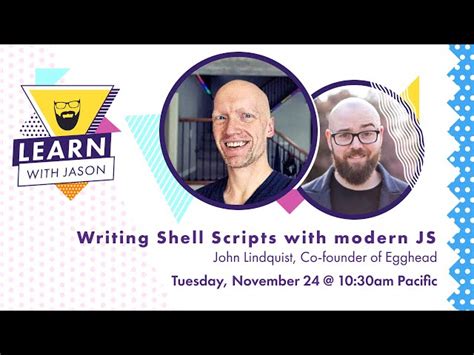 Free Video Writing Shell Scripts With Modern Javascript From Learn With Jason Class Central