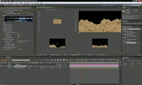 How To Create A Freeform Terrain To Fly Over In Adobe After Effects