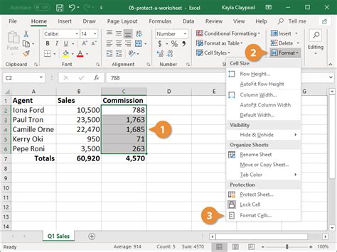 How To Lock Cells In Excel Customguide