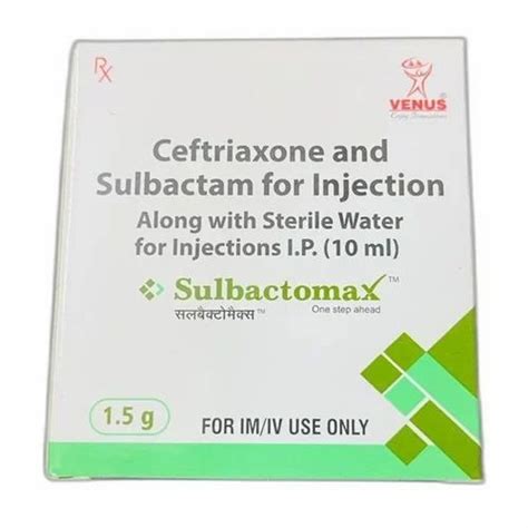 Liquid Ceftriaxone Sulbactam Injection 1 5 Gm At ₹ 35 Box In Varanasi