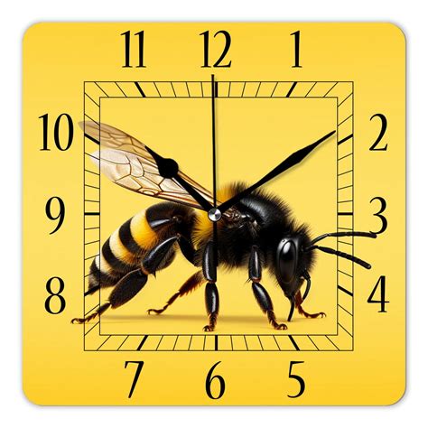 16 Inch Wall Clock Battery Operated Square Clock Decorative For Office