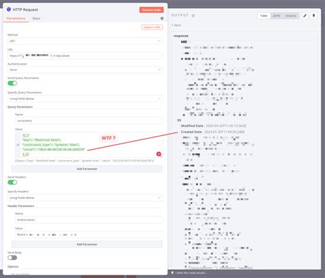 filtering on modified date through data api database bubble forum