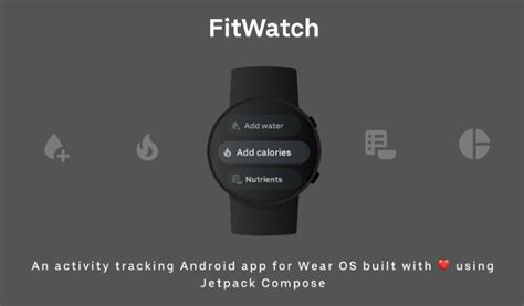 an android app for wear os built using jetpack compose