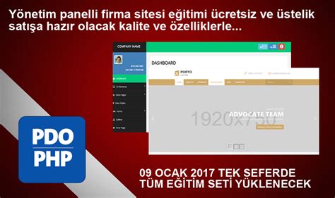 74 Php Dersleri Phppdo Ile Sıfırdan Yönetim Panelli Firma Scripti Tam Eğitim Seti Teknoseyir