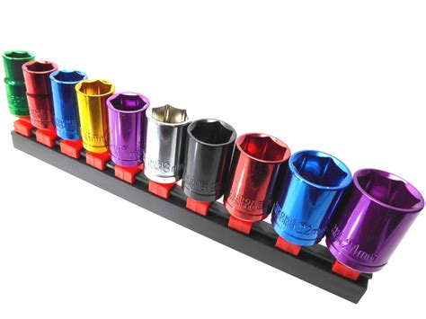 Drive Metric Color Coded Socket Set Piece OFF