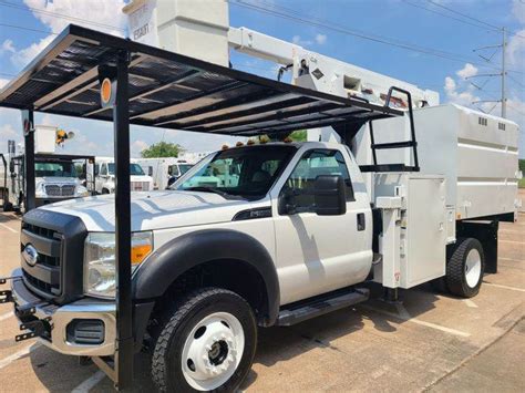 2012 Ford F550 Forestry Bucket Truck Versalift Sst40 Aerial Lift For Sale 47003 Miles
