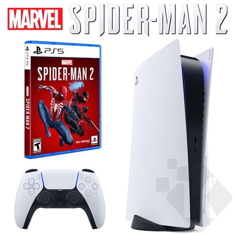 Sony Playstation 5 825gb White Marvels Spider Man 2 Ps5 Kuma Cz