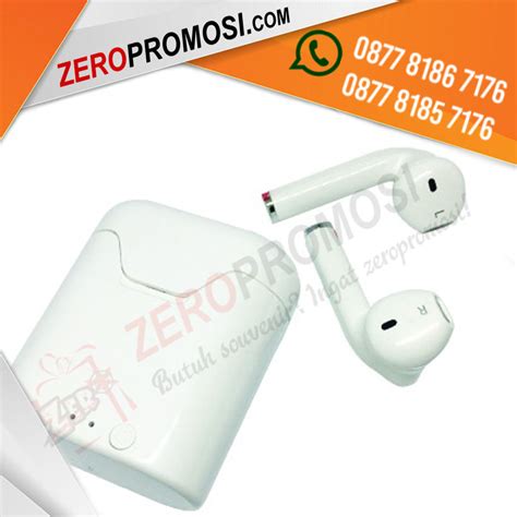 Souvenir Earbuds Tws Wireless Earphone Custom Cetak Logo Headset
