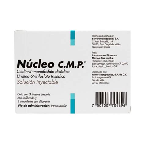 Nucleo Cmp Forte Solución Inyectable Fastfarma