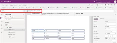 Simple Editable Table Modifying Data Source In Power Apps Trainings Consultancy Tutorials