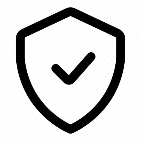 Shield Security Protection Verified Verification Verify Protected Icon Download On