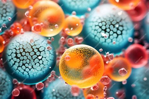 Premium Photo An Invisible World Where Cells Bacteria And Microorganisms Interact At A Level