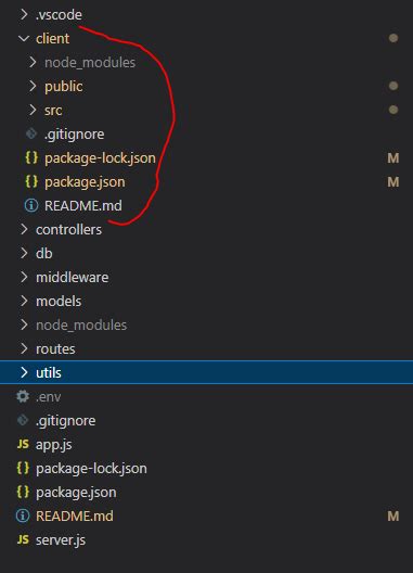 Nodejs Git Adds My All Folders Except Client Folder Stack Overflow