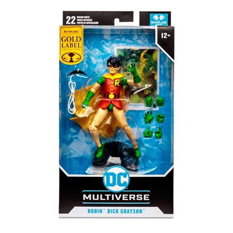 Dc Multiverse Dc Rebirth Robin Dick Grayson Gold Label Mcfarlane Toy