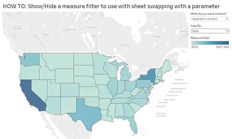 How To Showhide A Measure Filter With Sheet Swapping Hipstervizninja