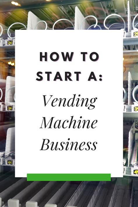 How To Start A Vending Machine Business Artofit