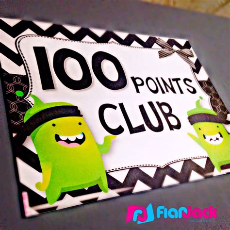 Classdojo 100 Points Club Flapjack Classroom Behavior Management