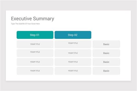 Executive Summary PowerPoint PPT Template Ppt Template Executive Summary Powerpoint