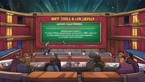 Jeopardy Board Game Answering In The Form Of A Question