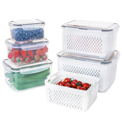 Factory Direct High Quality China Wholesale Large Capacity 3 4 5 Pack Refrigerator Storage Box