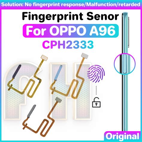 Fingerprint Sensor For Oppo A G CPH Touch Id Sensor Home Return Key Flex Cable Ribbon