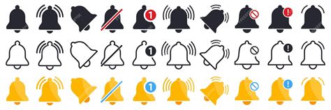 Premium Vector Bell Reminder Notification Icon Collection Set Of Notification Bell Icon