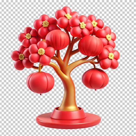 Premium Psd Chinese Tree Element