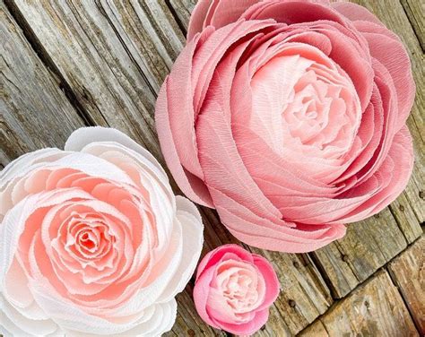 Giant Paper Rose Template Svg Xl Full Size Rose 6 Diy Paper Etsy Artofit