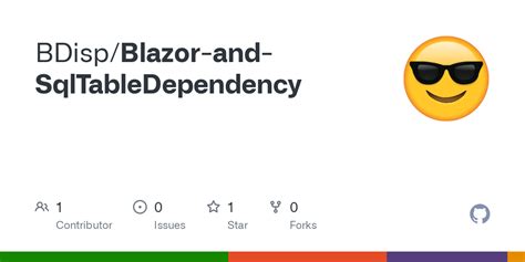 Github Bdisp Blazor And Sqltabledependency