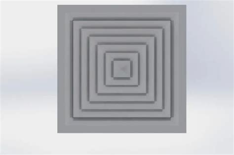 Aluminium Powder Coated Aluminum Ceiling Diffuser For Industrial Shape Square At 450 Piece