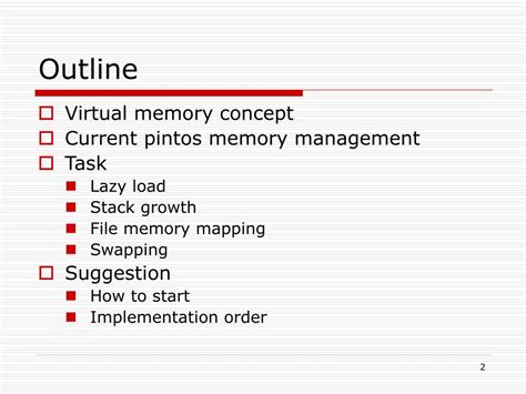 Ppt Pintos Project 3 Virtual Memory Powerpoint Presentation Free