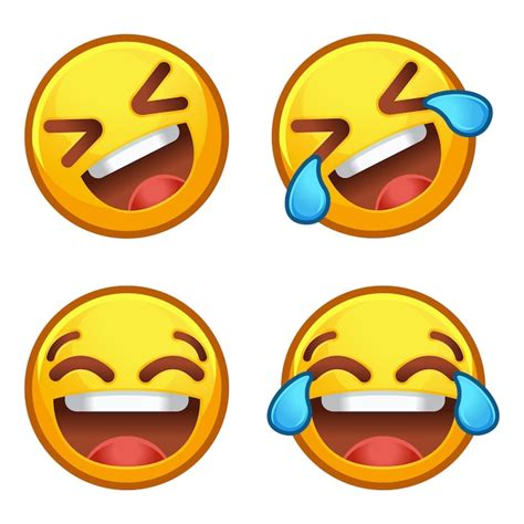 Premium Vector Rolling On The Floor Laughing Rofl Emoji Funny To
