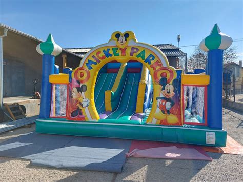 Надуваем батут ” Мики парк 2” Съоръжения за игри Атракции Бургас Надуваем батут ”Мики