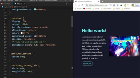 Animations On Page Load With Css Javascript Will Rule Youtube