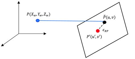 Schematic Representation Of Reprojection Error Download Scientific
