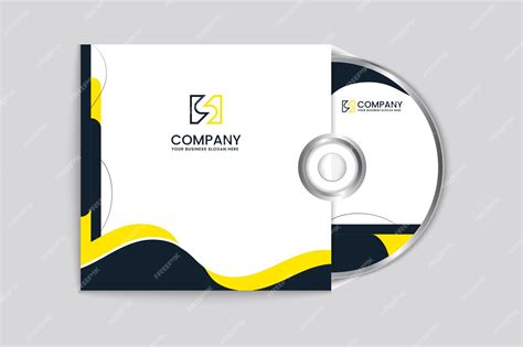Premium Vector Creative Cd Cover And Label Design For Corporate Business