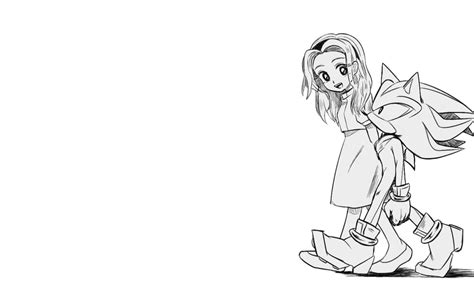 Shadow The Hedgehog And Maria Robotnik Sonic And 1 More Drawn By