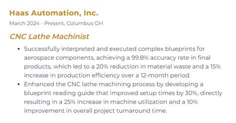 Top 12 Cnc Lathe Machinist Skills To Put On Your Resume