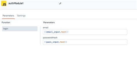 Code Module Instance Appsmith