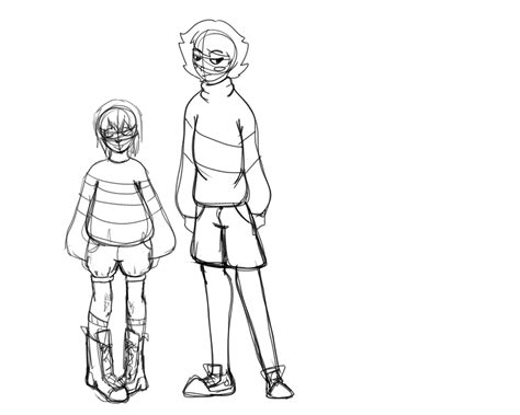 This Is Another Form Of A Scale Sketch To See How Tall Each Character Should Go Trial And Error