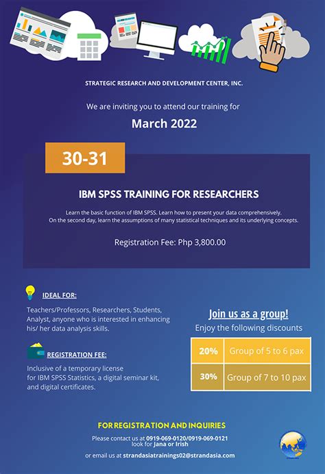 Ibm Spss Training For Researhcers Strategic Research And Development Center Inc