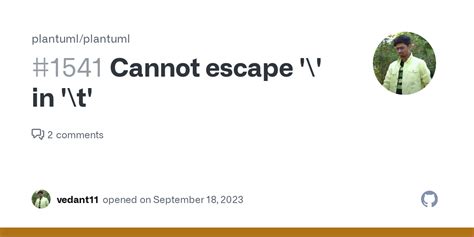Cannot Escape In T Issue Plantuml Plantuml GitHub