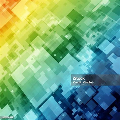 복고풍 추상적 배경 다채로운 사각형 모양 벡터 일러스트레이션 가능성에 대한 스톡 벡터 아트 및 기타 이미지 가능성 가리기 개념 Istock