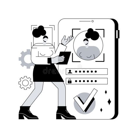 Verification Technologies Abstract Concept Vector Illustration Stock