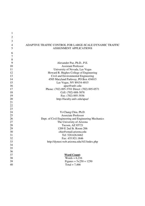 Pdf Adaptive Traffic Control For Large Scale Dynamic Traffic Assignment Applications